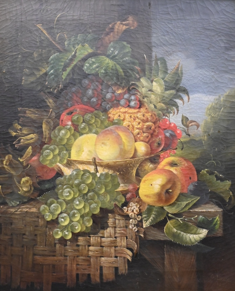 George Lance | Still life with fruit (1841) | MutualArt