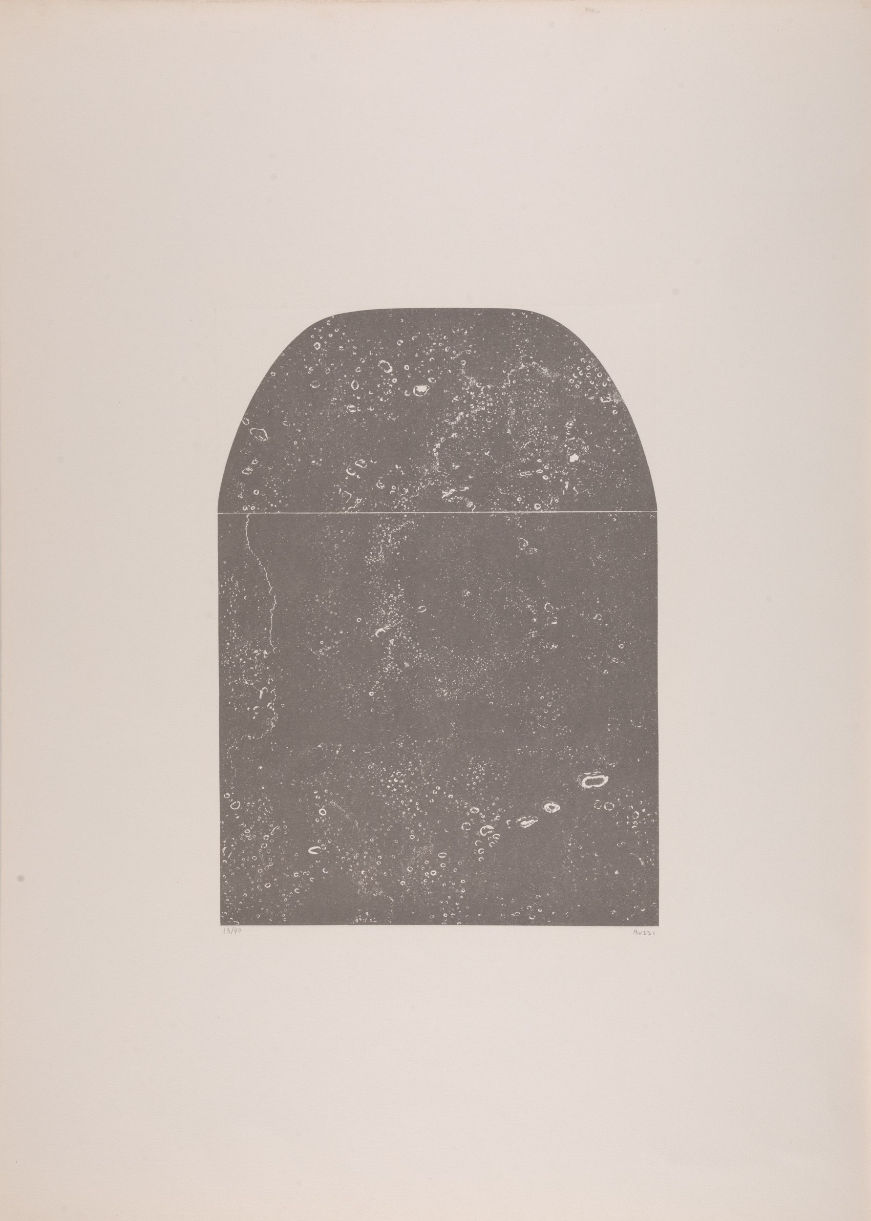 Alberto Burri | Acquaforte F (1975) | MutualArt