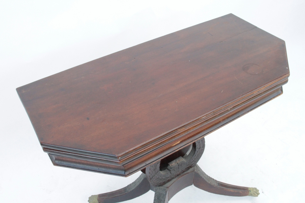 Duncan Phyfe | Early Duncan Phyfe Mahogany Card Table | MutualArt
