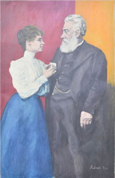 Graham Bell | Helen Keller & Alexander Graham Bell (66) | MutualArt