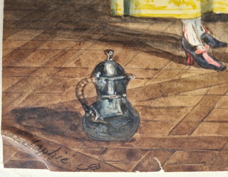 Sophie Bosquillon | Two interiors with young girls | MutualArt