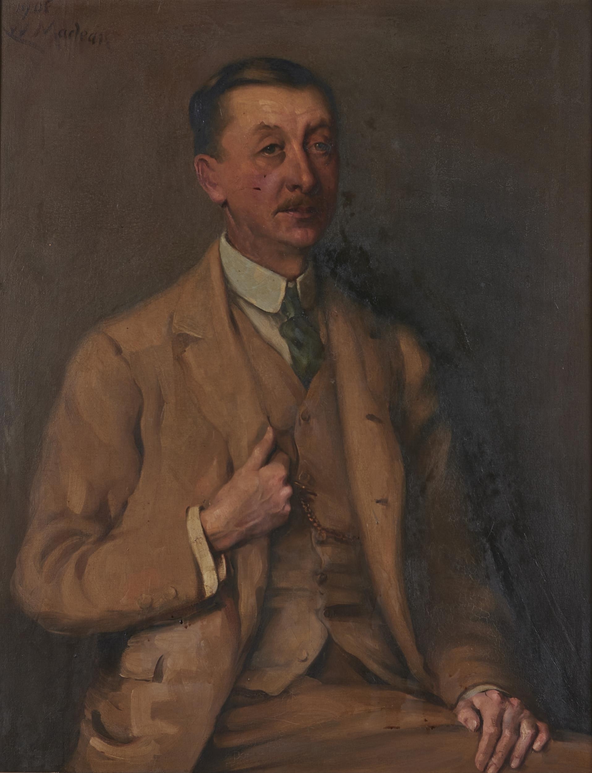 William MacLean | Portrait of John Burton Philips, (1908) | MutualArt