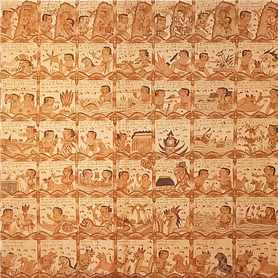 Kamasan School | Kamasan School, Balinese Calendar | MutualArt