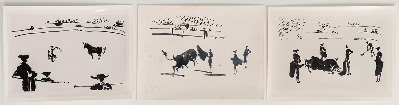 Pablo Picasso | -Nine photographs from Picasso's Bullfighting Series ...