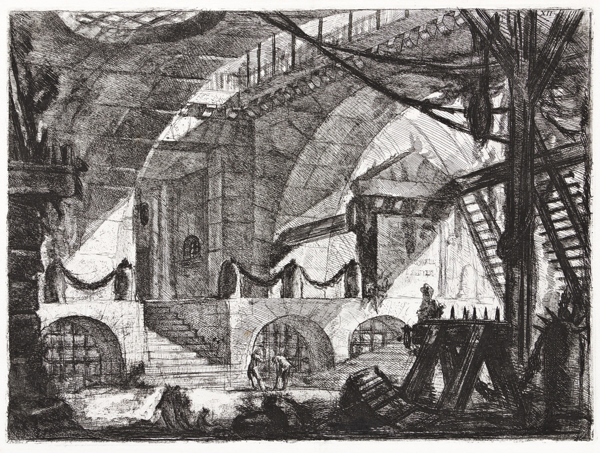 Giovanni Battista Piranesi | View of the Pyramid of Cestius by (1750 ...