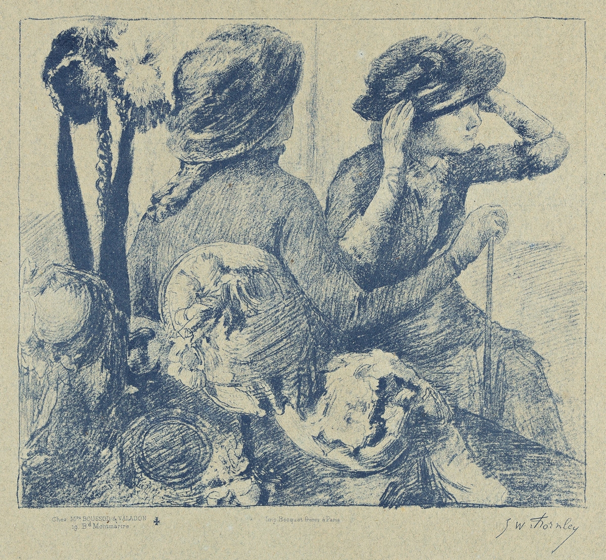 Edgar Degas | Chez la modiste. (1888 - 1889) | MutualArt