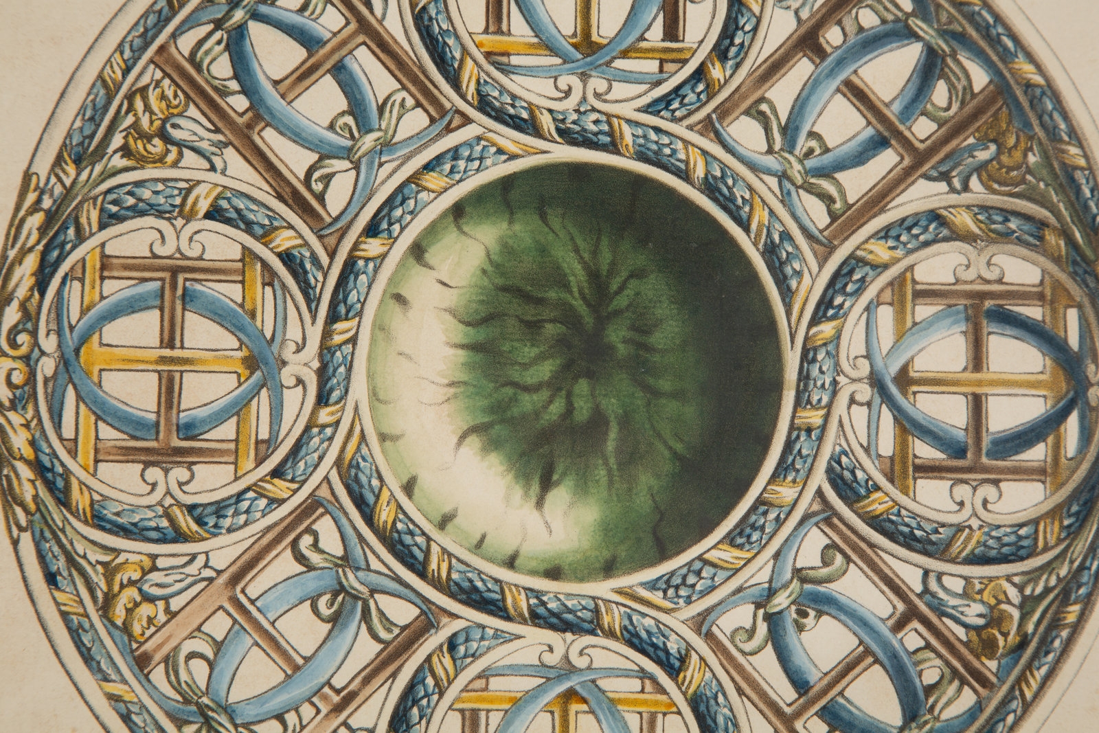 Bernard Palissy | Four Colored Lithographs of Decorative Porcelain ...