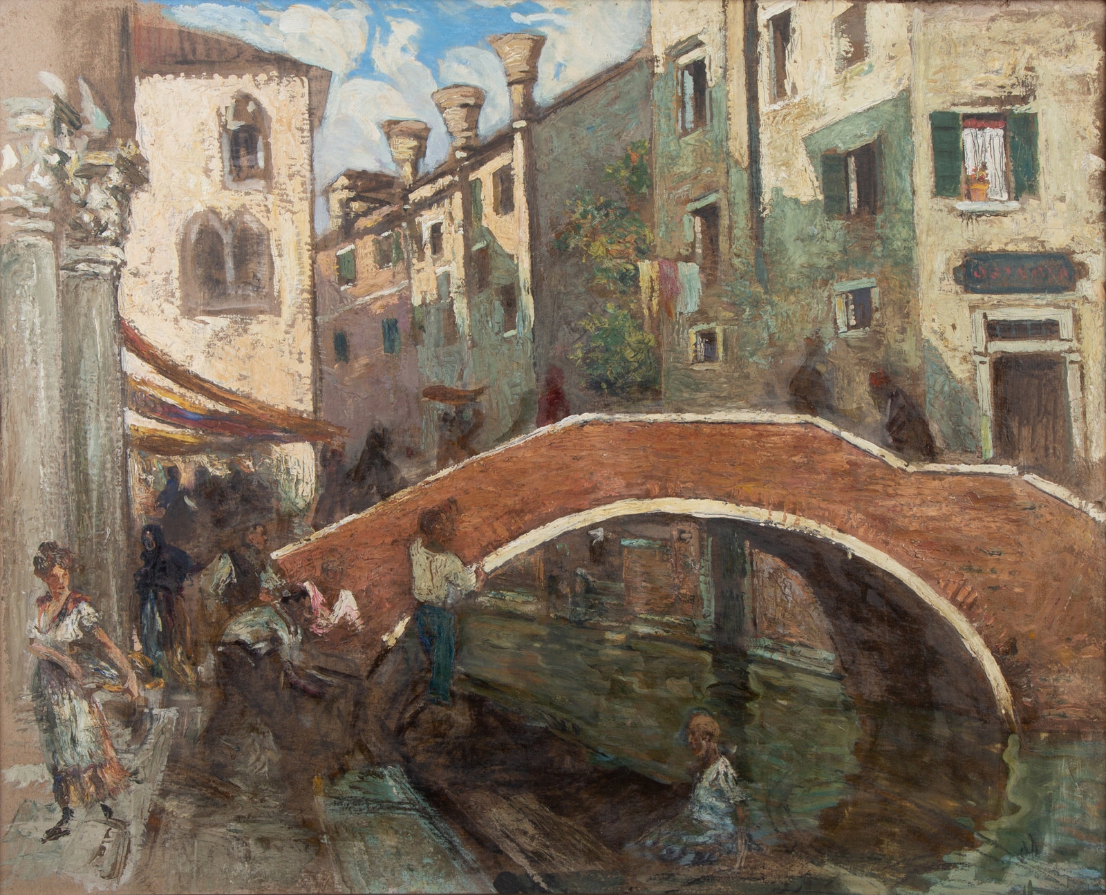 M. Cini | Two Works: Venetian Scenes | MutualArt