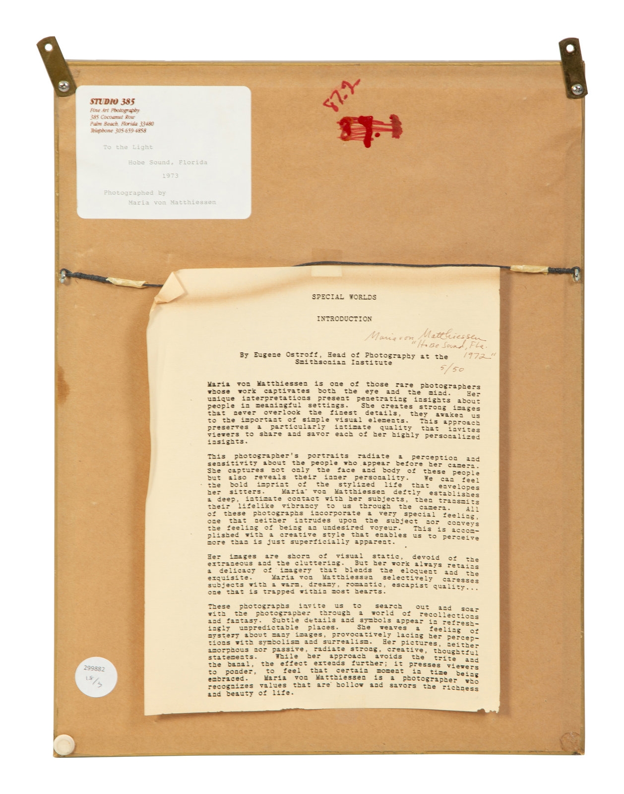 Maria von Matthiessen | Three Works | MutualArt