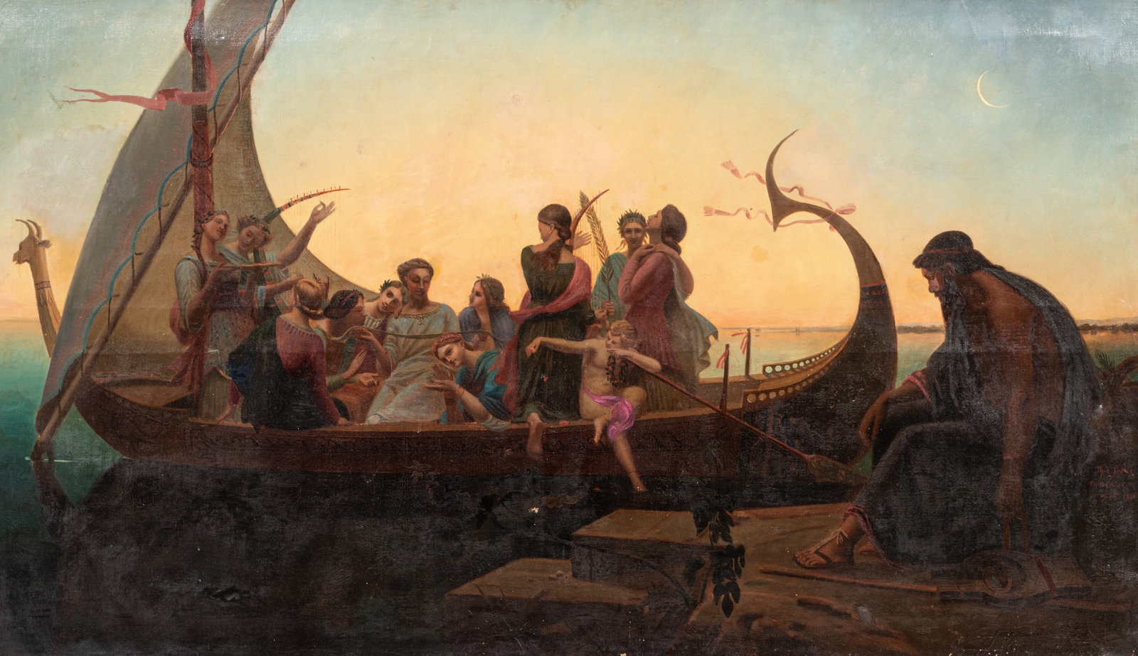 Charles Gleyre | Les illusions perdues or Le soir (1914) | MutualArt