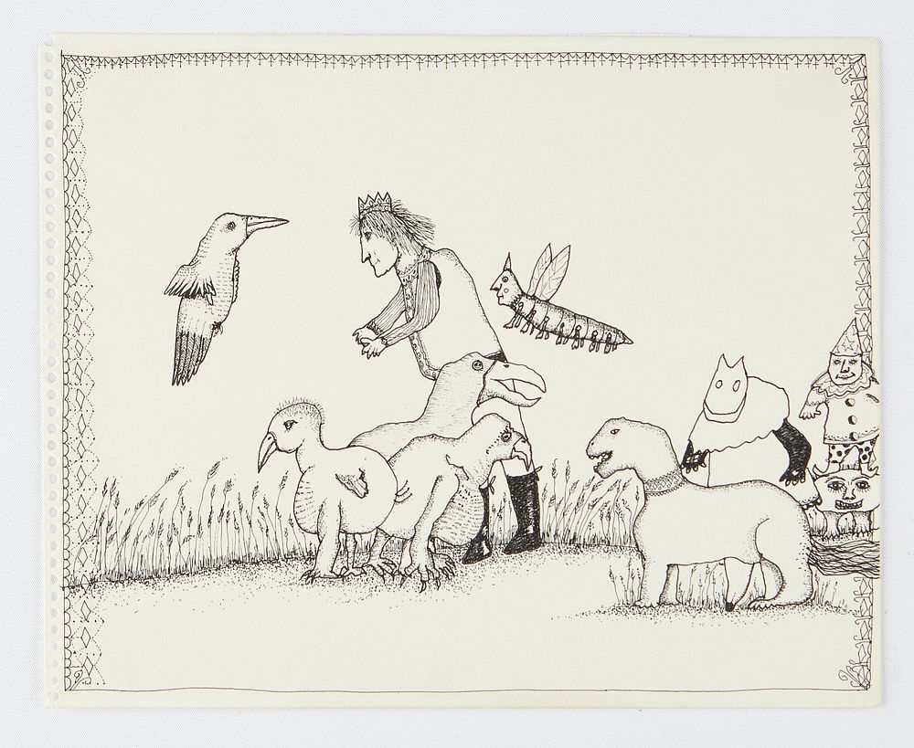 Gregory W. Bitz | The Witch and the Wolf (1975) | MutualArt