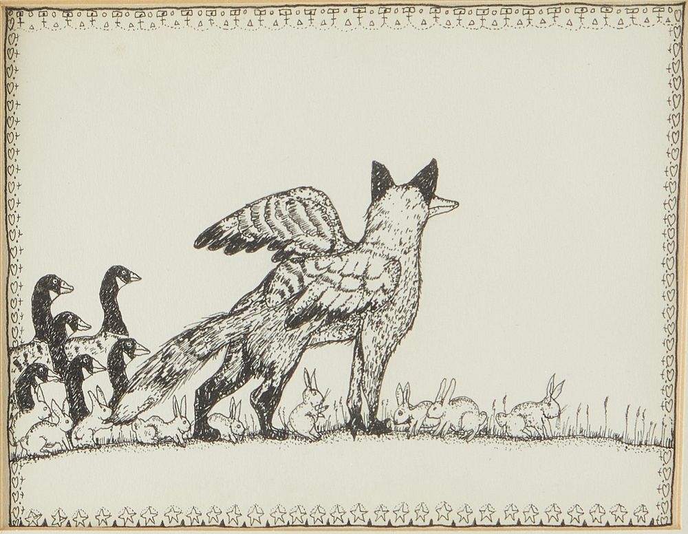 Gregory W. Bitz | The Witch and the Wolf (1975) | MutualArt