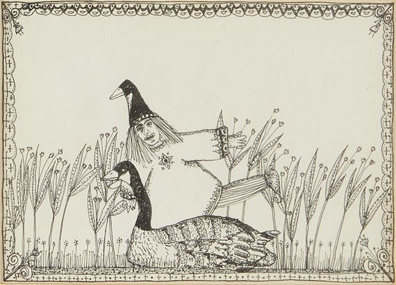 Gregory W. Bitz | The Witch and the Wolf (1975) | MutualArt