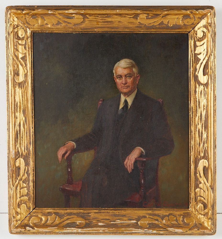 Carl Wendell Rawson | Portrait of John Mayo, who is depicted seated and ...