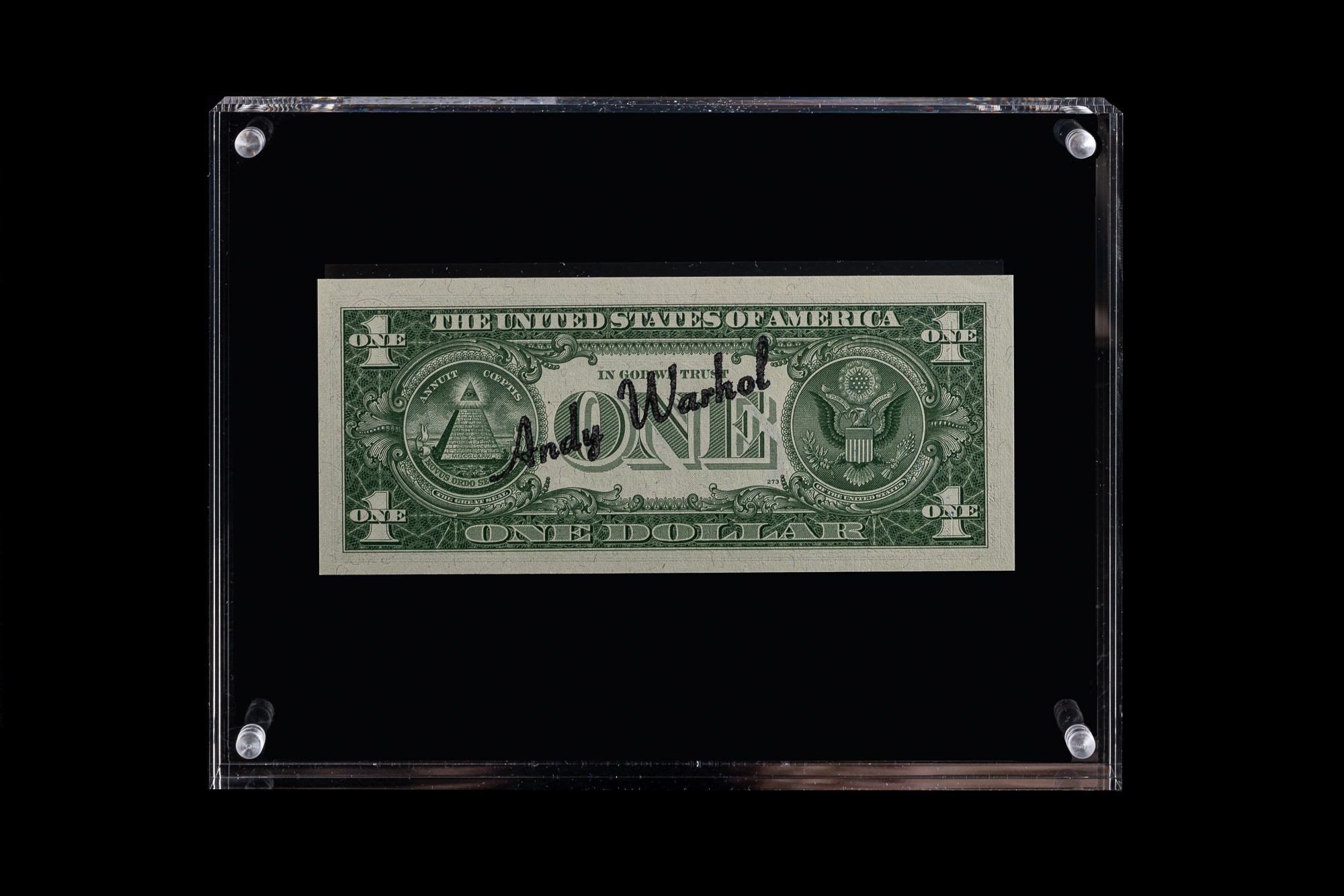 Andy Warhol | One Dollar Bill - George Washington (1957) | MutualArt