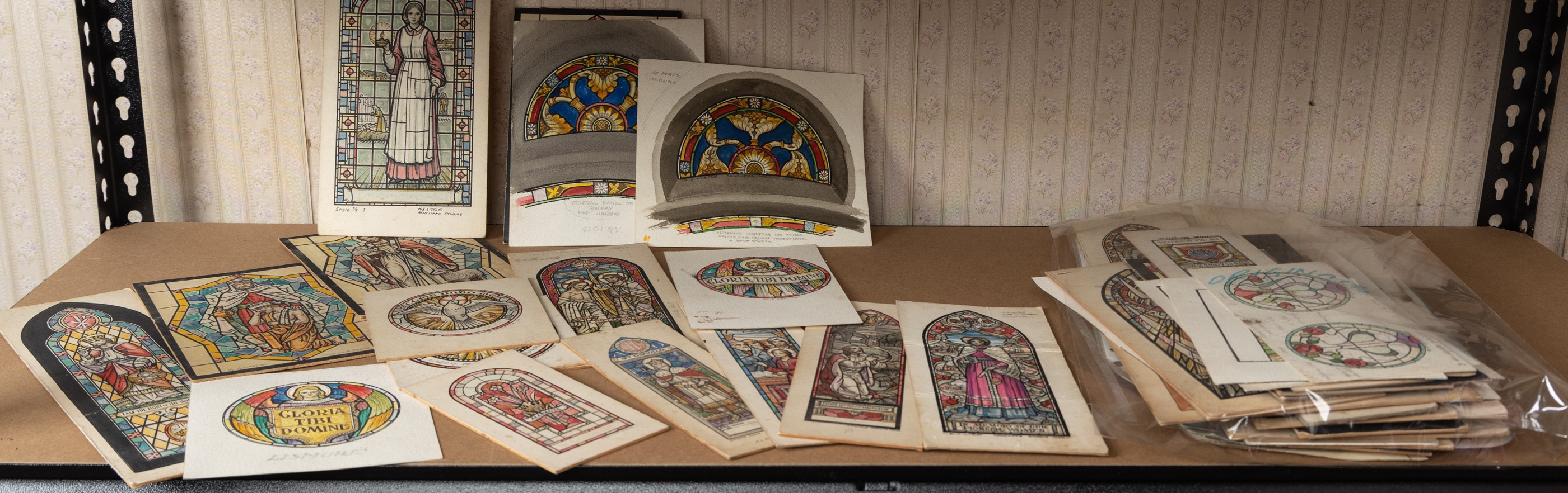 Kevin John Little | A collection of stained glass stencils | MutualArt