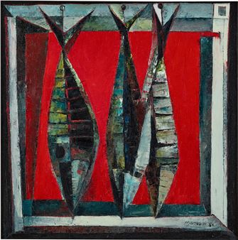 Ang Kiukok | Fishermen (1981) | MutualArt