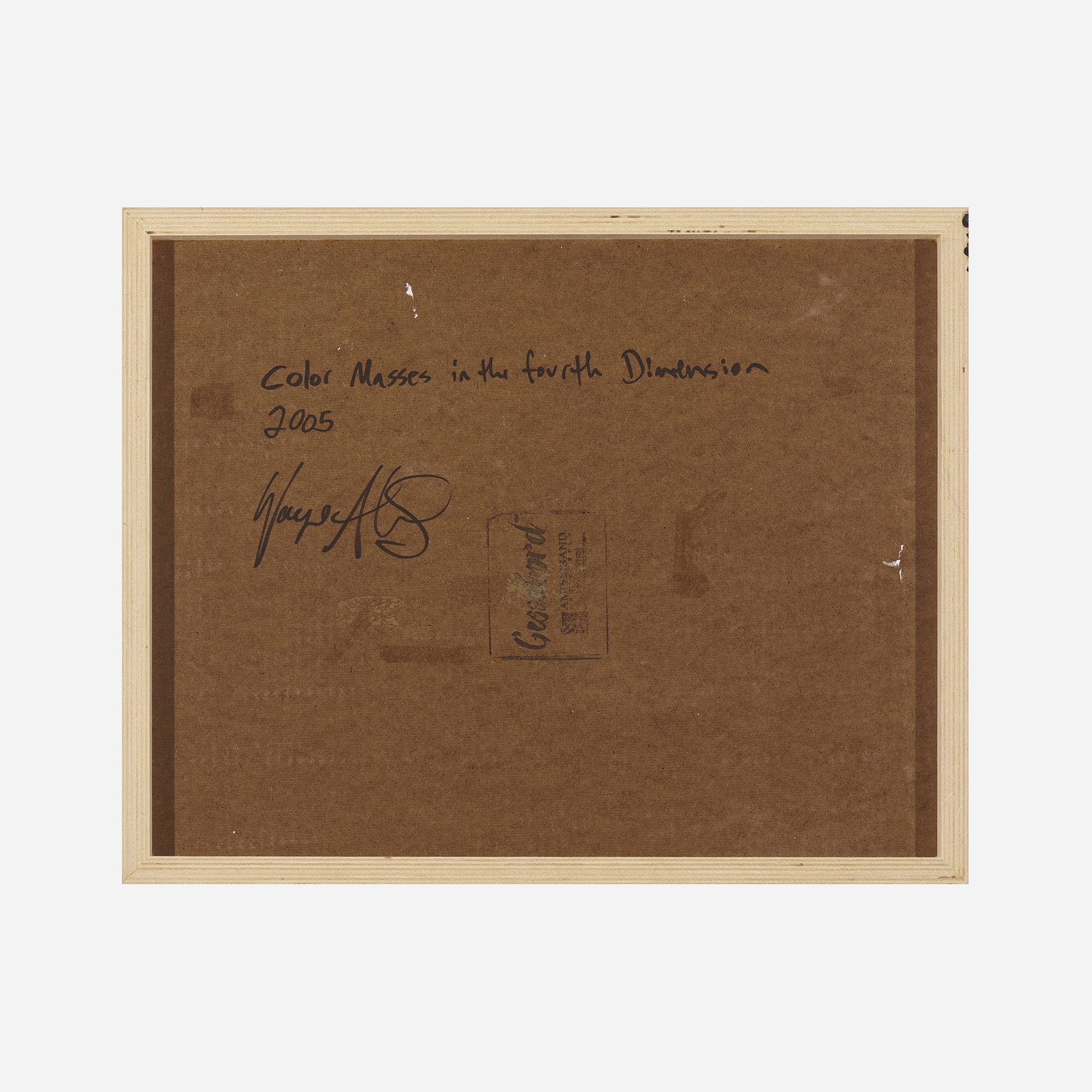 Wayne Atkins | Color Masses in the Fourth Dimension (2005) | MutualArt