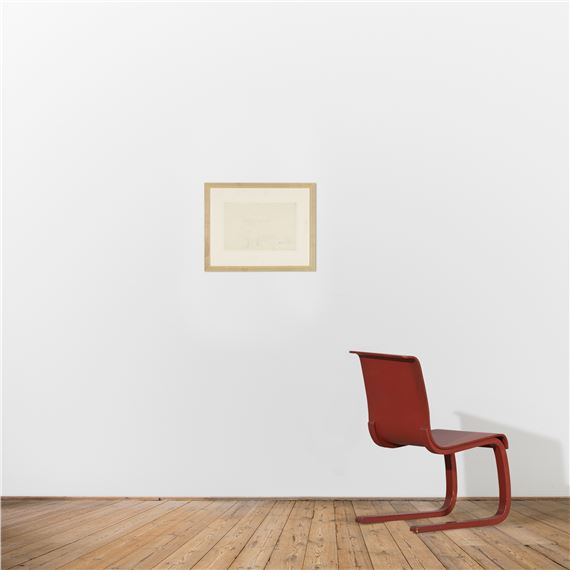 Ludwig Mies van der Rohe | Sketch for the Resor House interior, Jackson ...