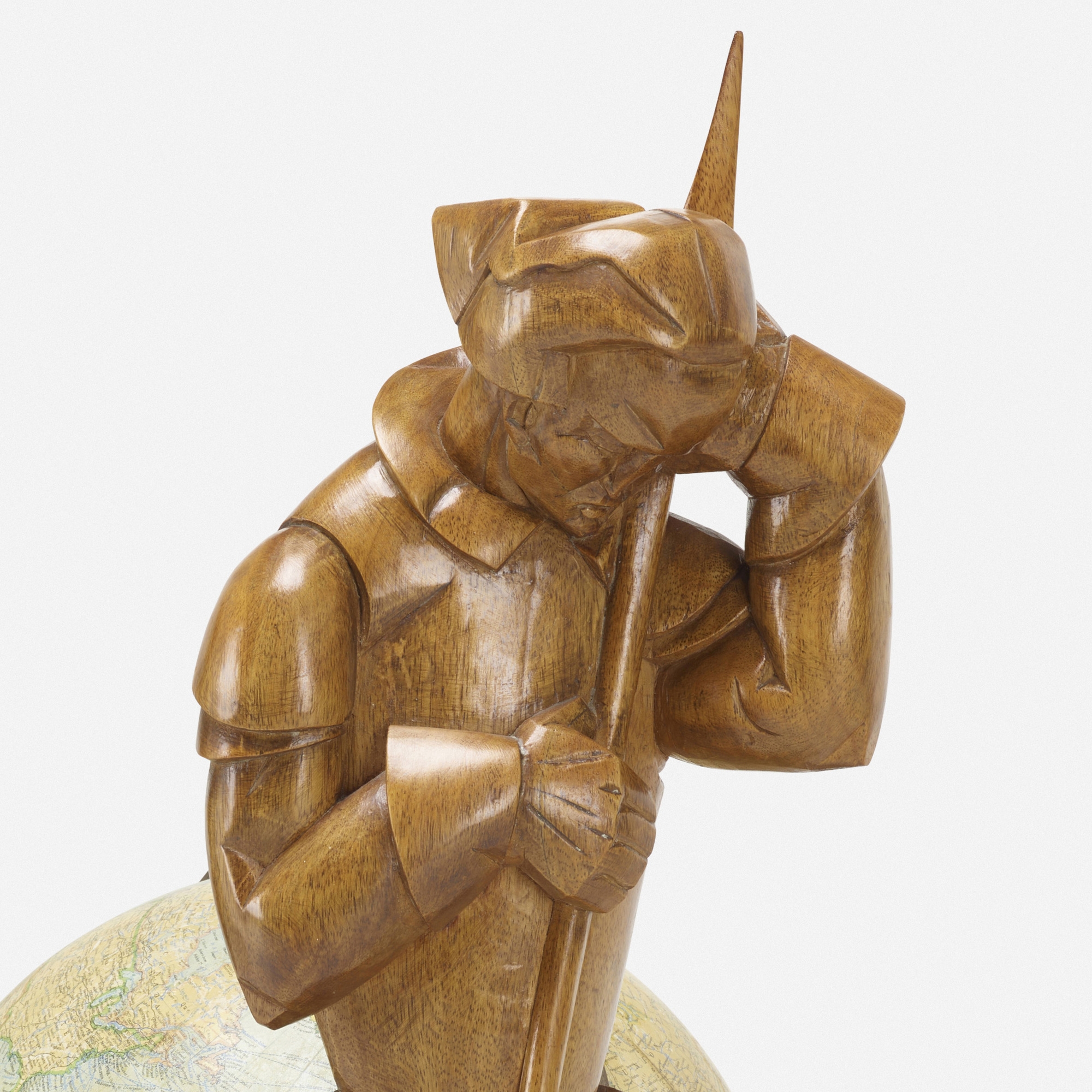 Albert Poels | Important St. George and the Dragon library globe (1939 ...