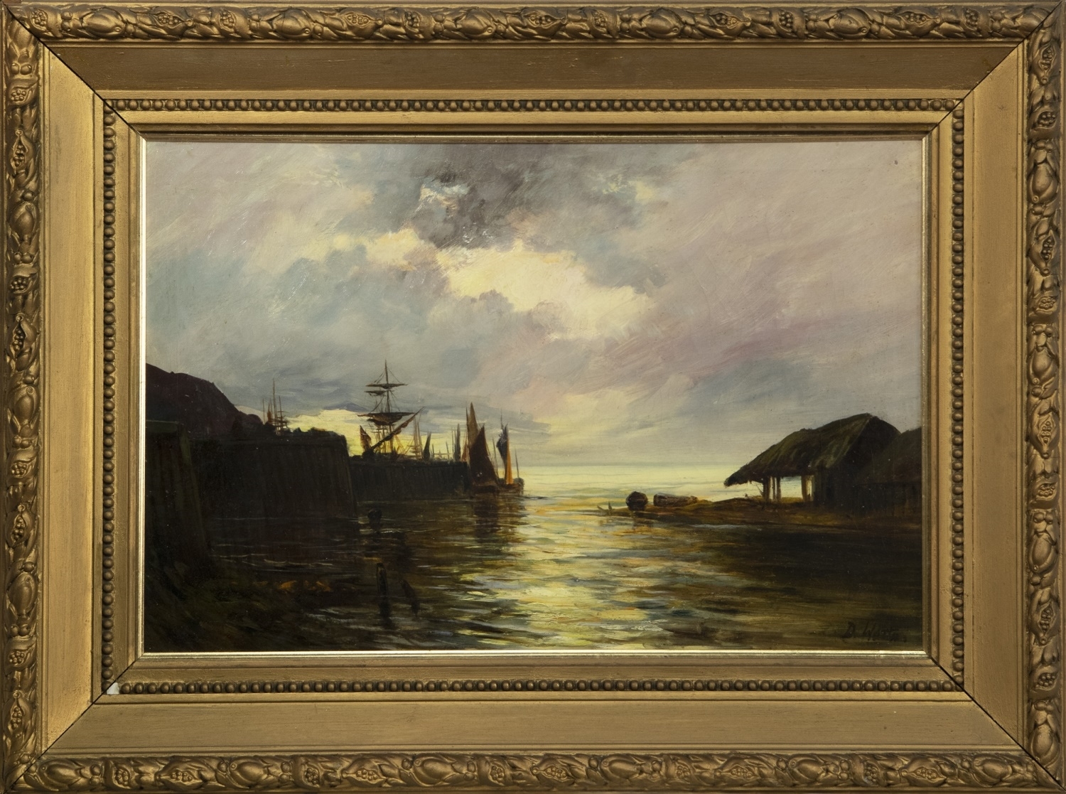 David Watts | HARBOUR SCENE | MutualArt