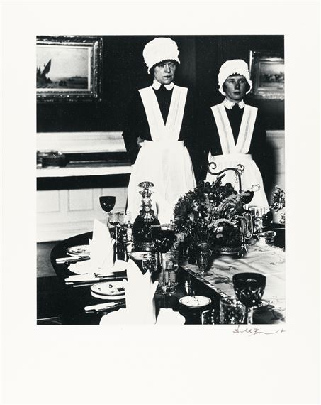 Bill Brandt | Parlour Maid and Under Parlour Maid Ready to Serve Dinner ...
