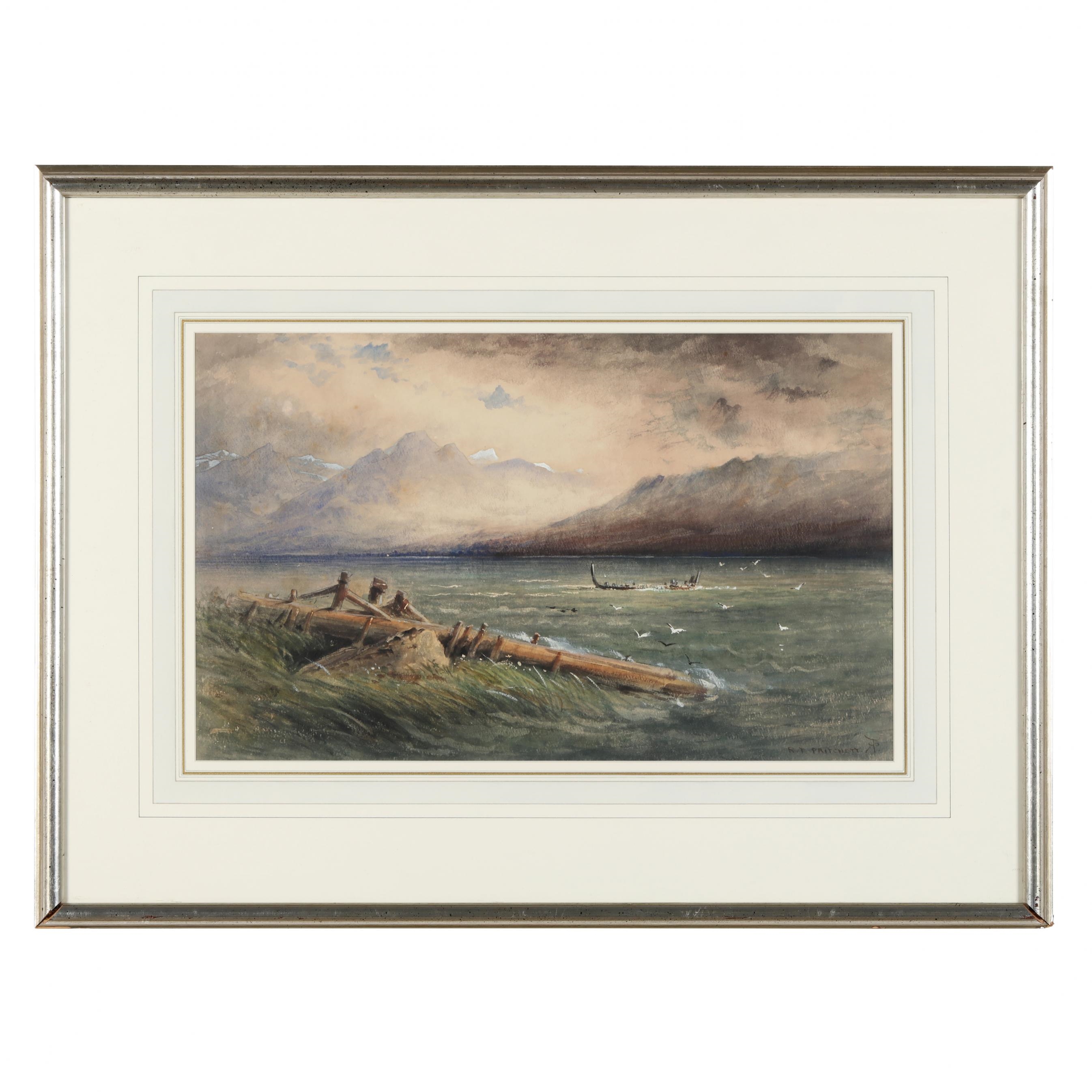 Robert Taylor Pritchett | Maritime Scene with Shipwreck | MutualArt