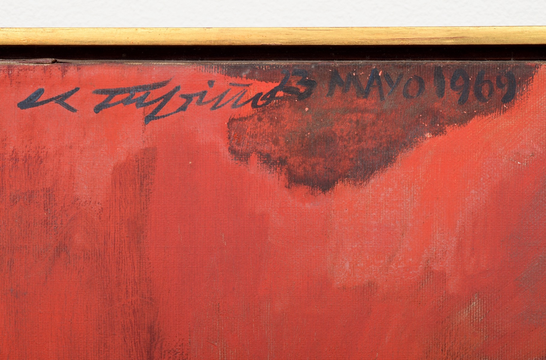 Rafael Tufiño | Rosemarie with her cat Tefo (1969) | MutualArt