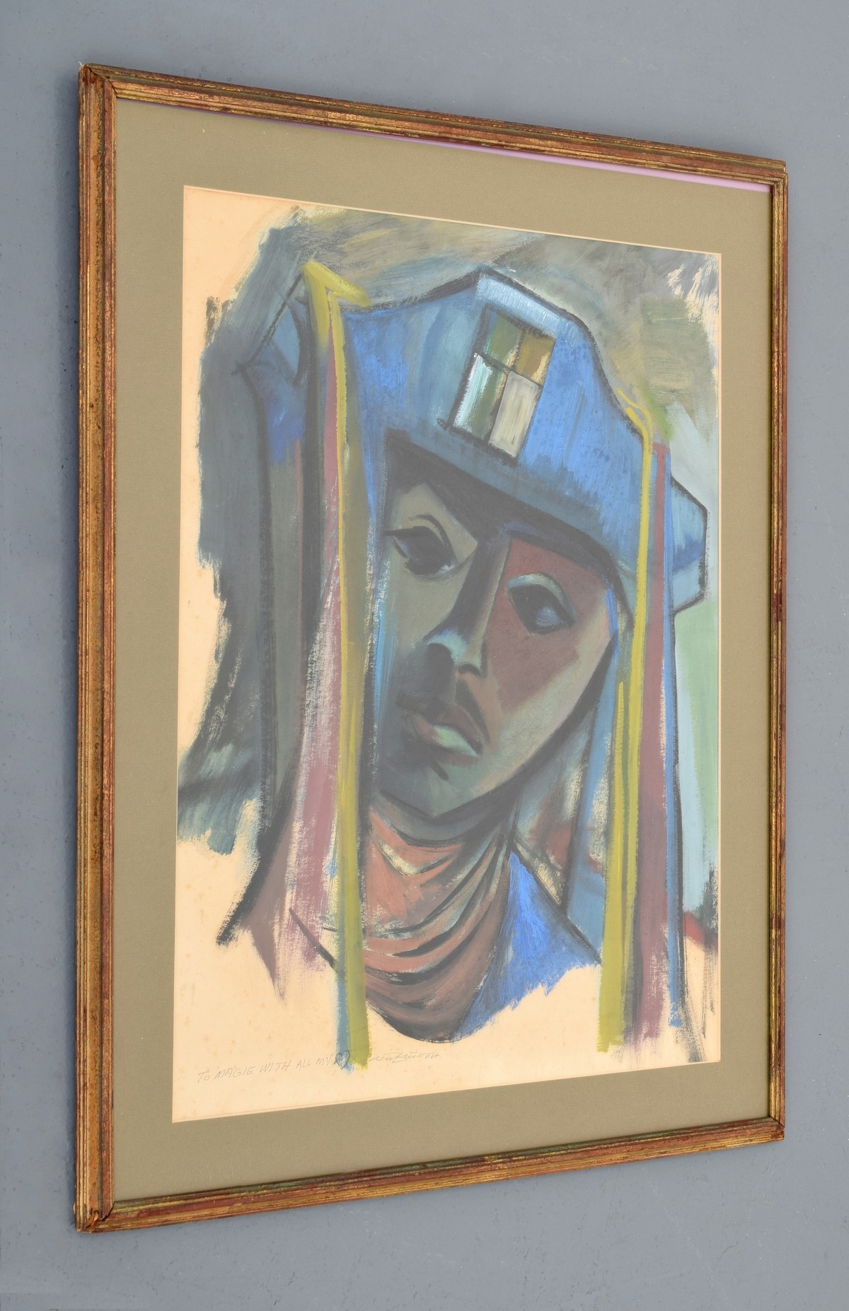Rafael Tufiño | Man in Carnival Hat (1964) | MutualArt