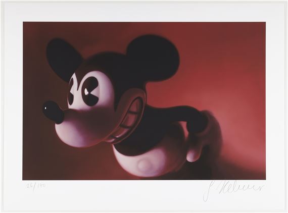 Gottfried Helnwein | Mickey (rot) | MutualArt
