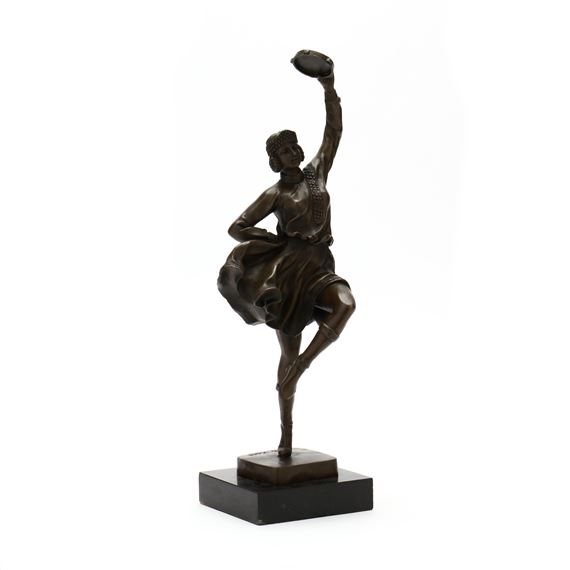 Bruno Zach | Bronze Model of a Dancer | MutualArt