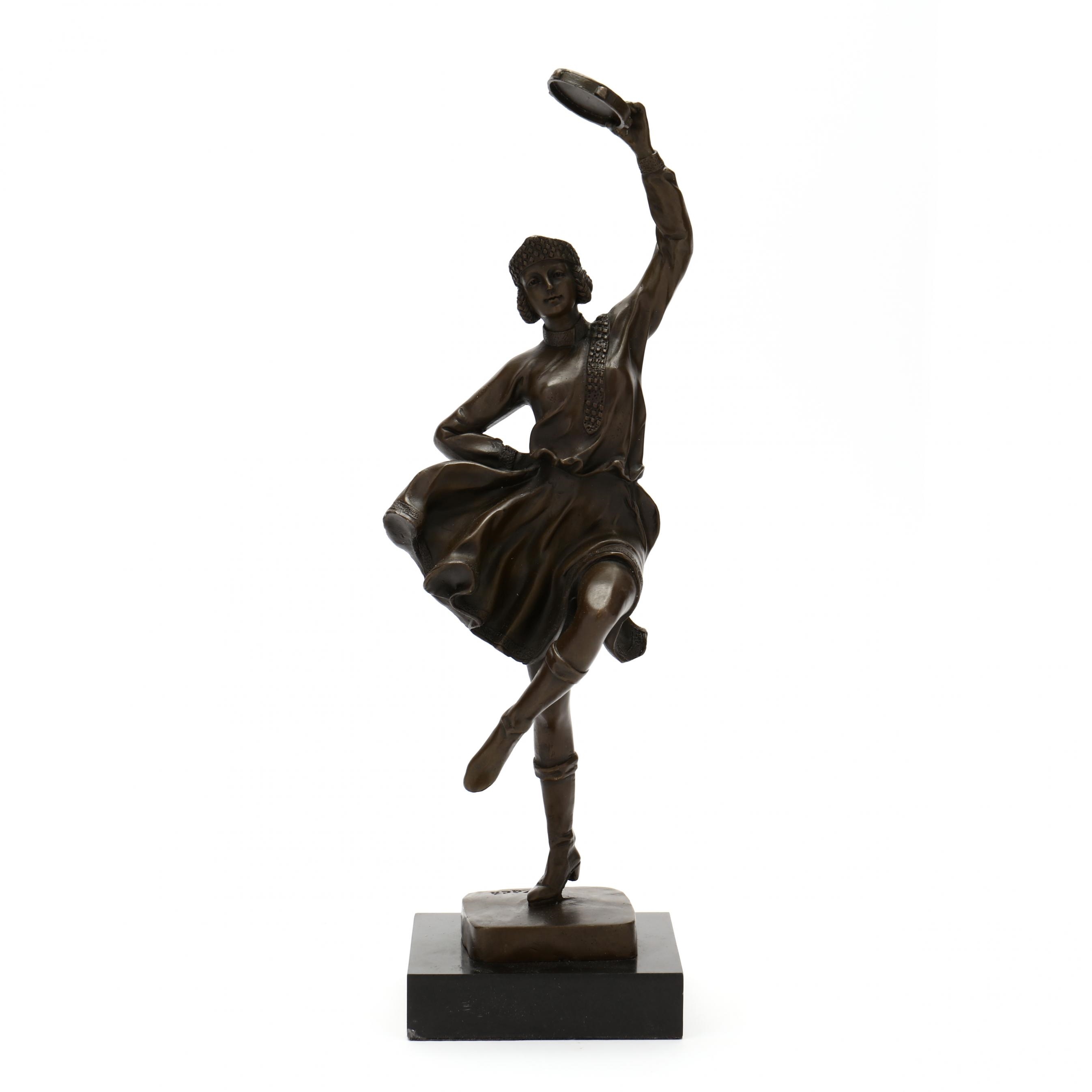 Bruno Zach | Bronze Model of a Dancer | MutualArt