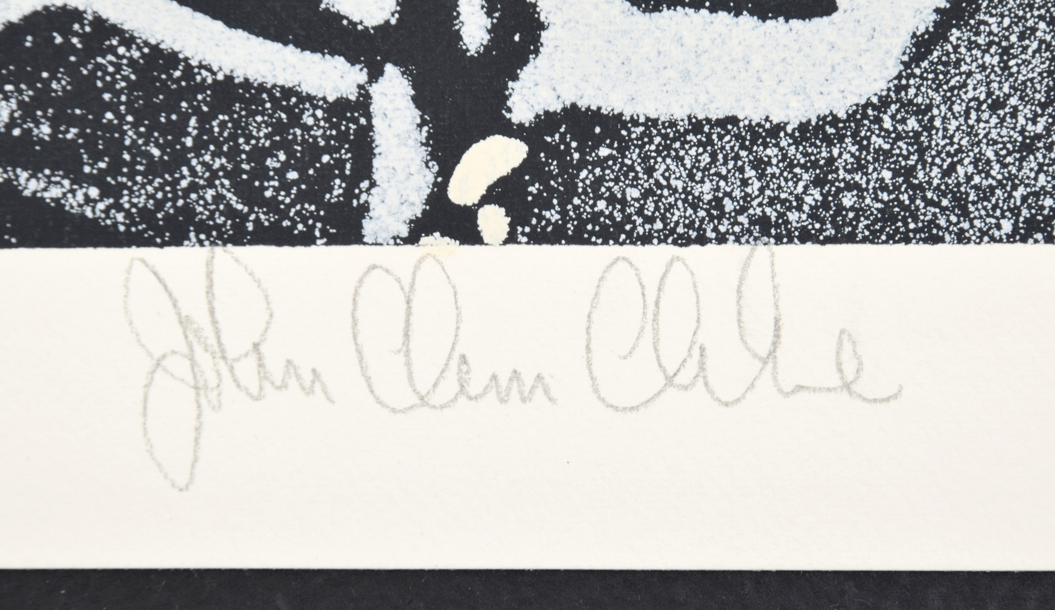 John Clem Clarke | Black and White Abstract (1972) | MutualArt