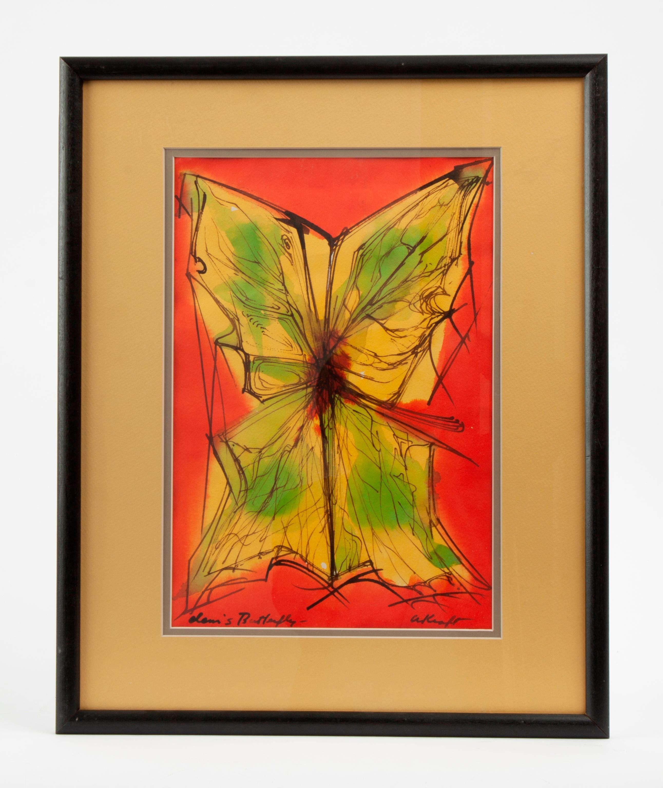 Arthur Kraft | An abstracted image of a butterfly | MutualArt