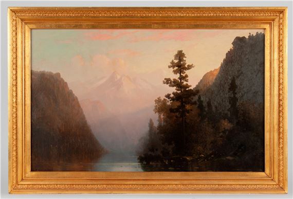 George Ernest Colby | Mountain landscape (1882) | MutualArt