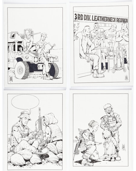 Don Lomax | Leatherneck Magazine Single Page Gag Cartoon | MutualArt
