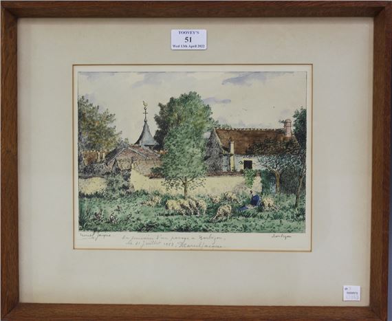 Marcel Jacque | Barbizon (1953) | MutualArt