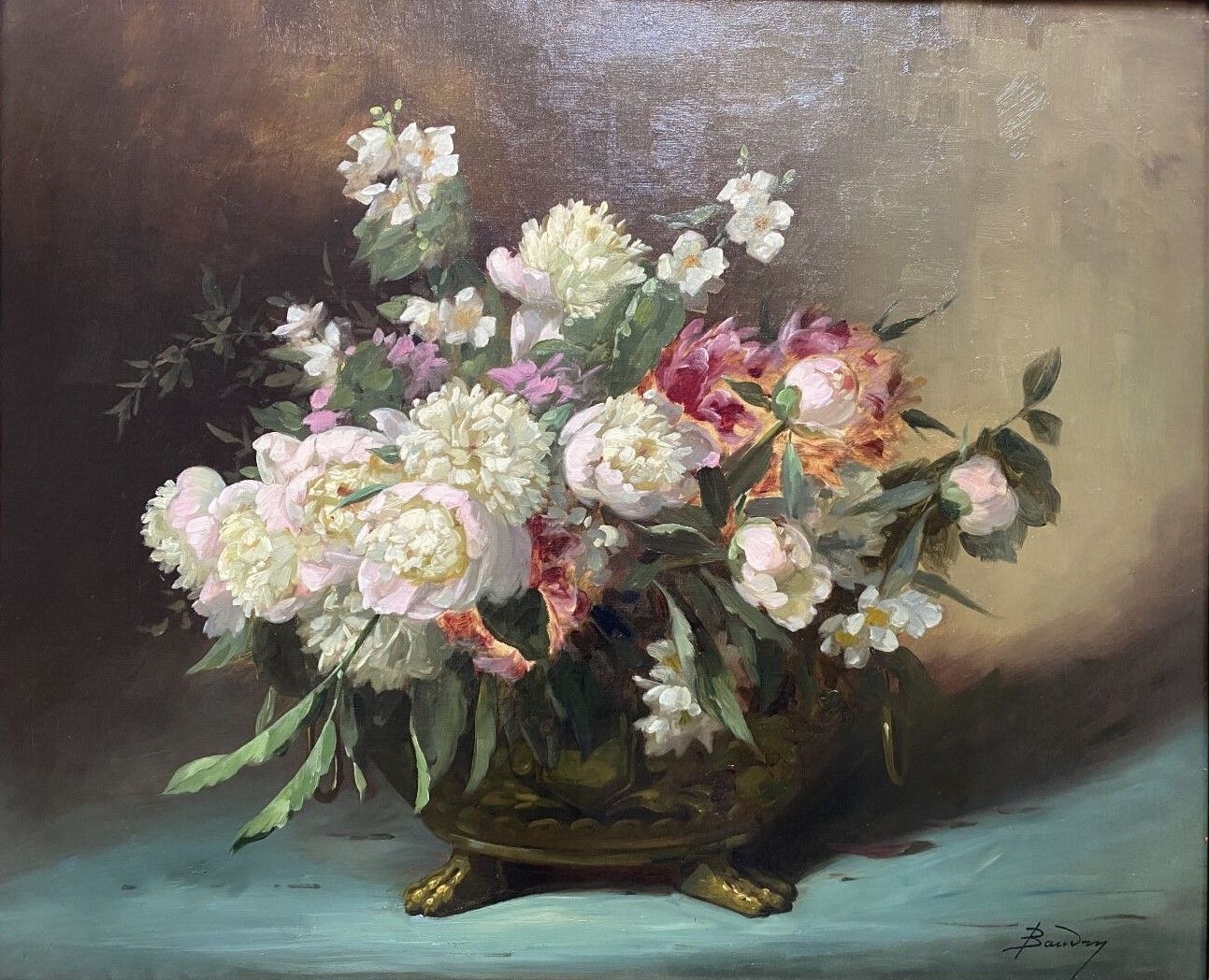 Paul Baudry | Nature morte au bouquet de fleur | MutualArt