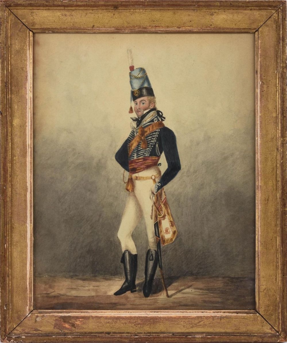 Robert Dighton | An Officer of the 10th Light Dragoons (1805) | MutualArt