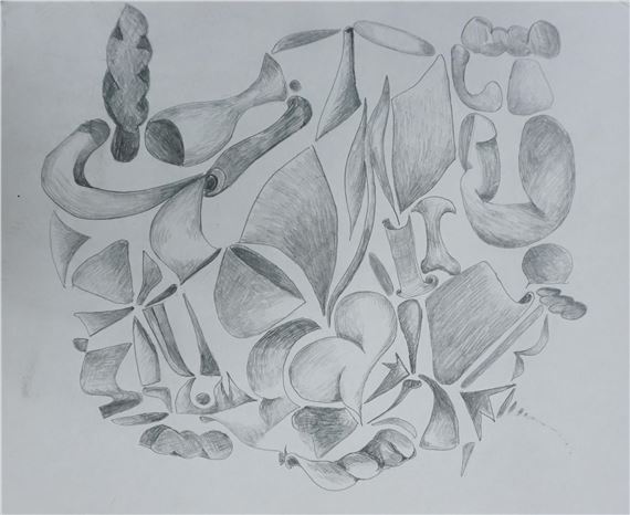 John Purpura | Page from the Surrealist Alphabet II | MutualArt
