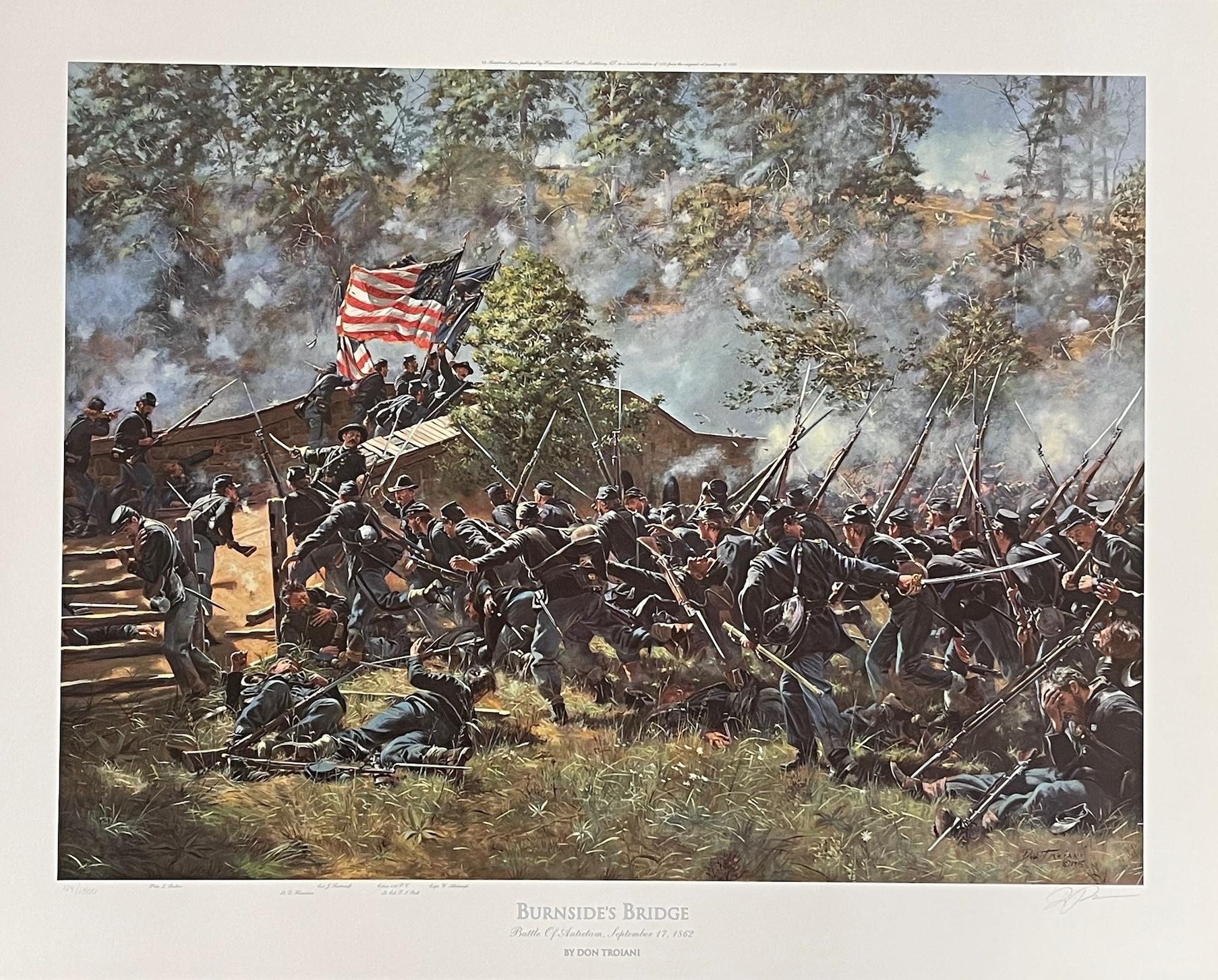 Don Troiani | The First Battle Flags, the Soldiers Tribute; and Burnside's Bridge | MutualArt