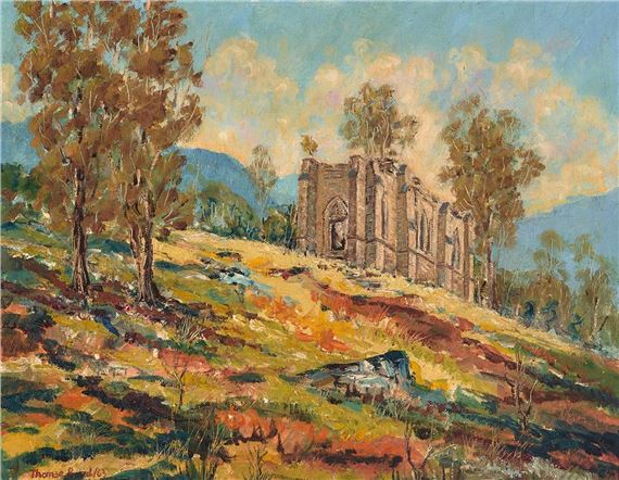 Thomas Boyd | Hillside Ruin | MutualArt