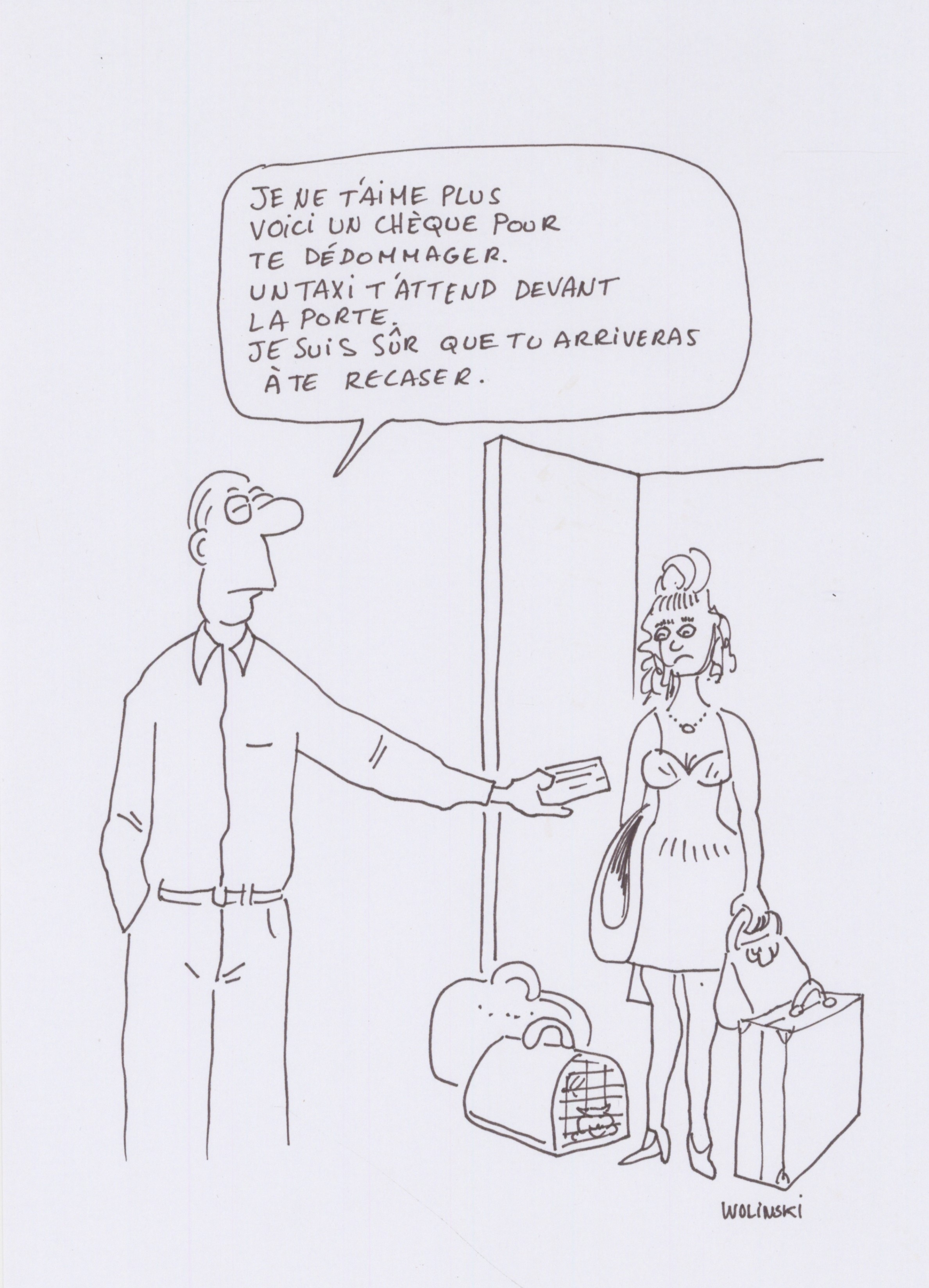 Georges Wolinski | La Rupture | MutualArt