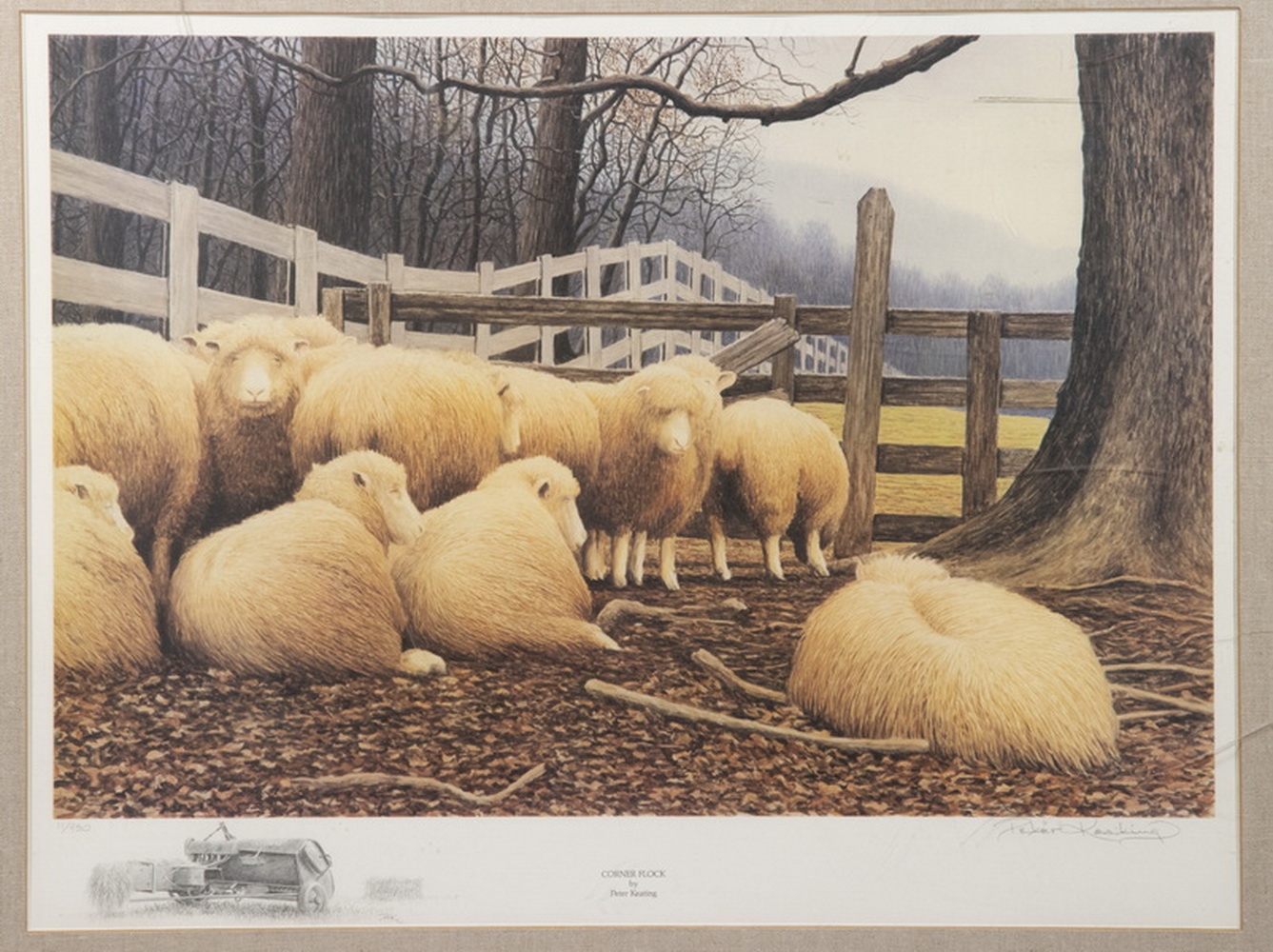 Peter Keating | Corner Flock | MutualArt