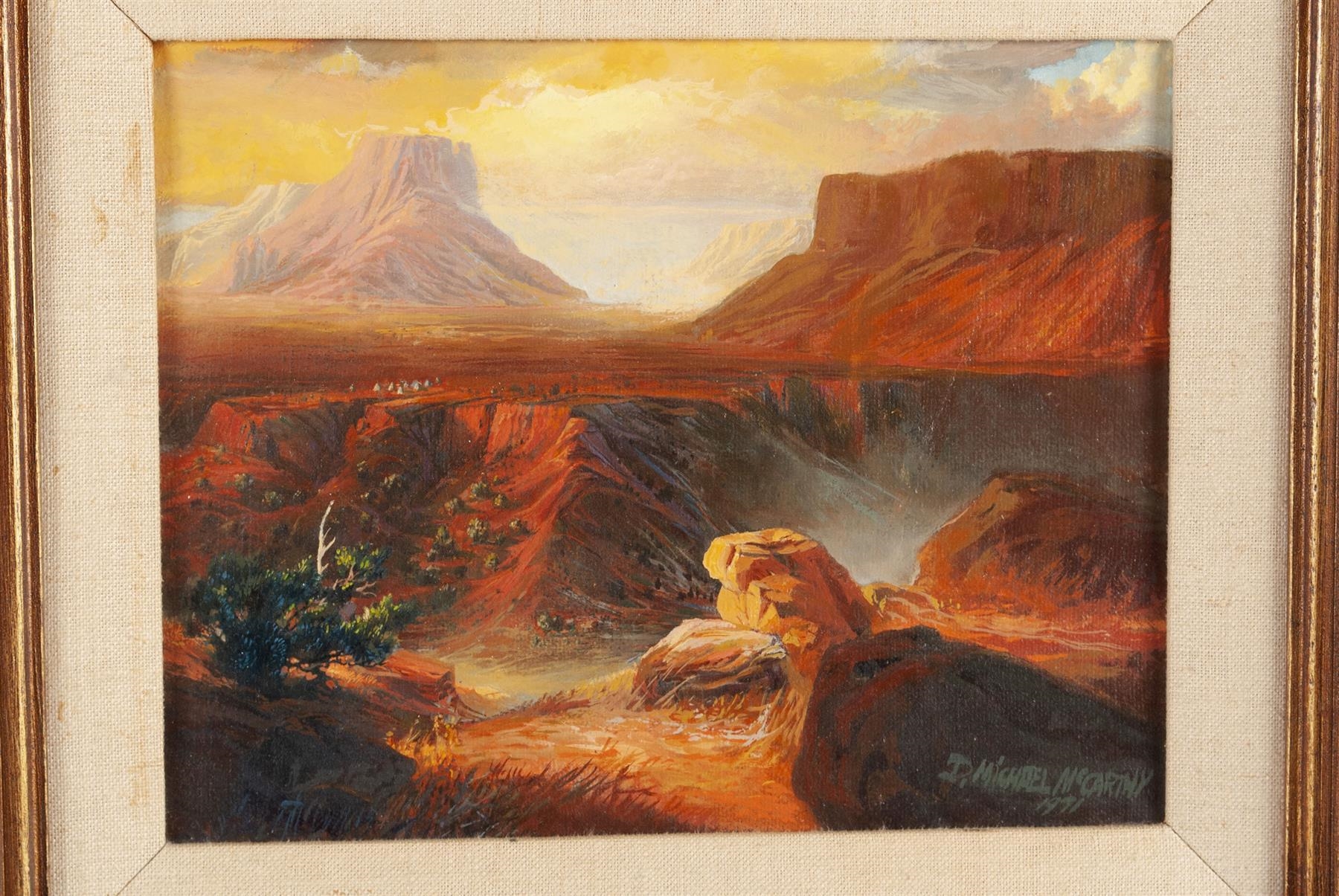 D. Michael McCarthy | Southwestern desert landscape (Grand Canyon) with ...