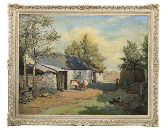 Charles R. Dowell | FARMSTEAD SCENE | MutualArt