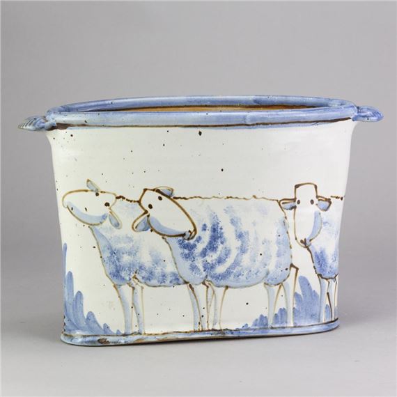 Andrew Mcgarva | oval twin handled vessel | MutualArt