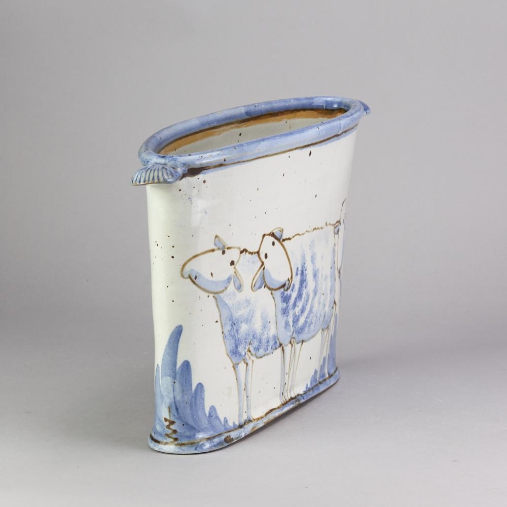 Andrew Mcgarva | oval twin handled vessel | MutualArt