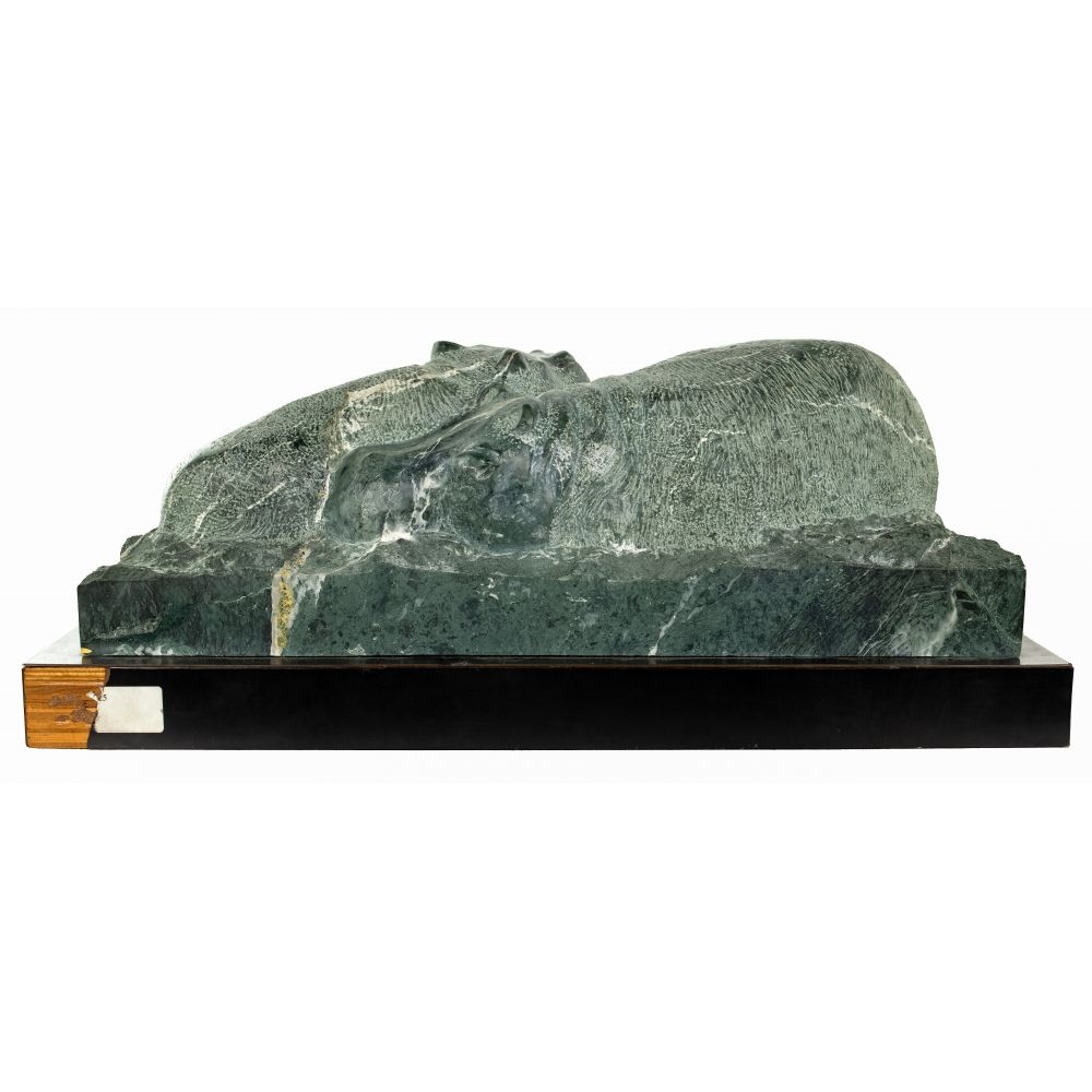 Jane Botsford Armstrong | Verde Issorie Marble Sculpture | MutualArt