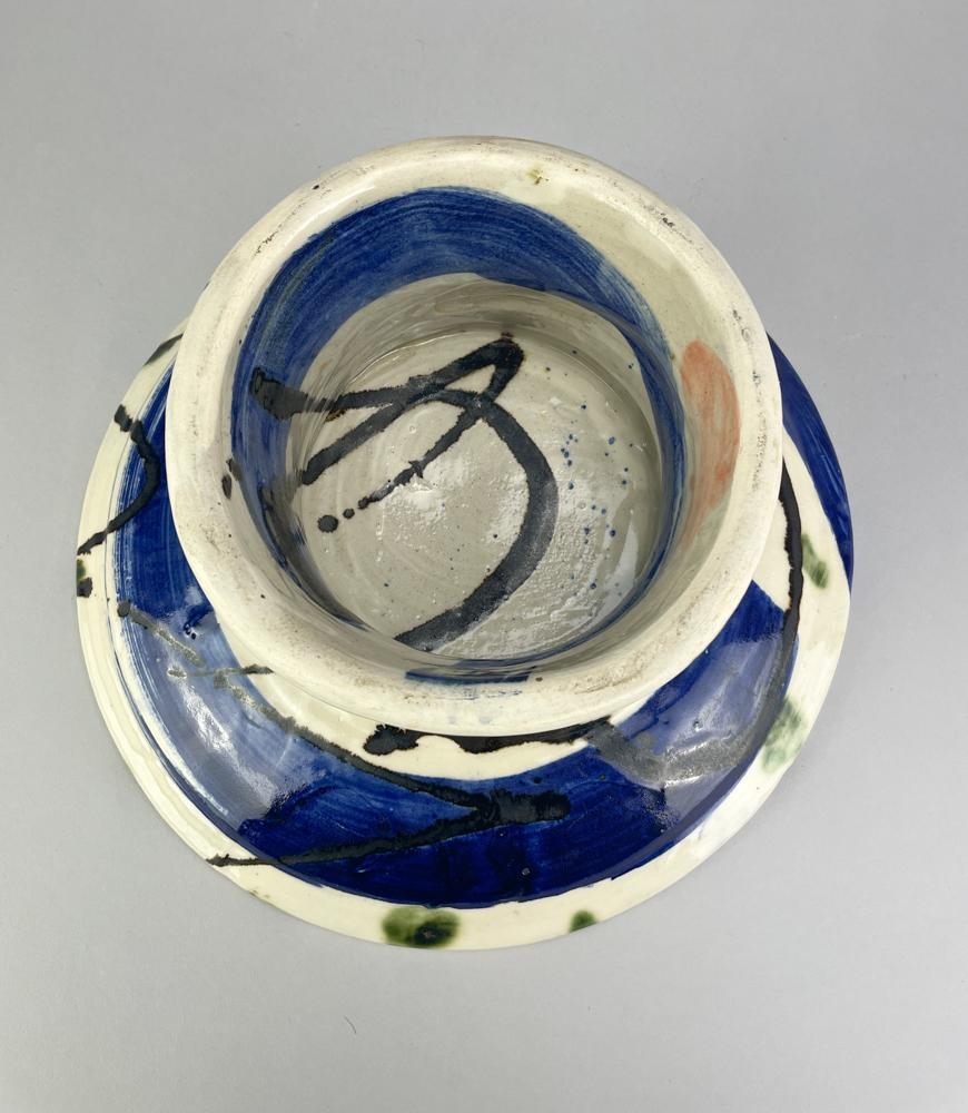 Sandy Brown | pedestal dish | MutualArt